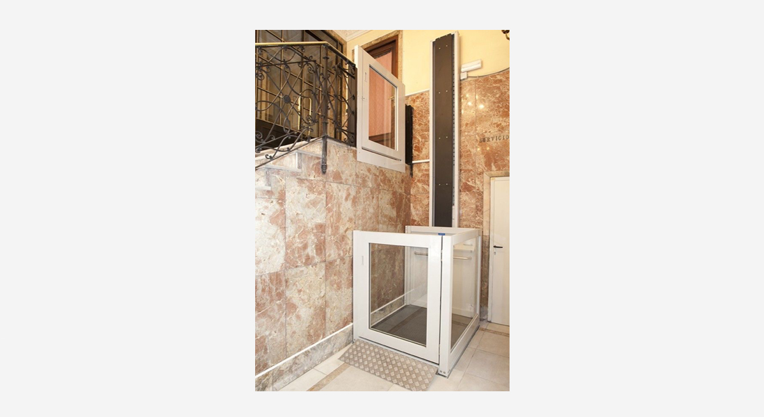 VERGO Outdoor Half Cabin Home Lift, | Isha Engineering & Co.,